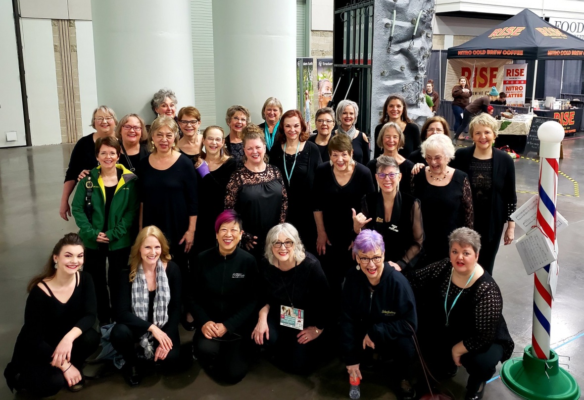 Pride presence at the Portland Women's Expo | Pride of Portland Chorus